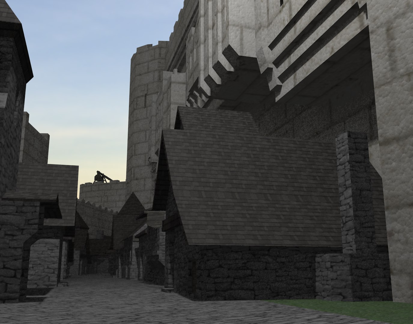 3ds Max Medieval Citadel