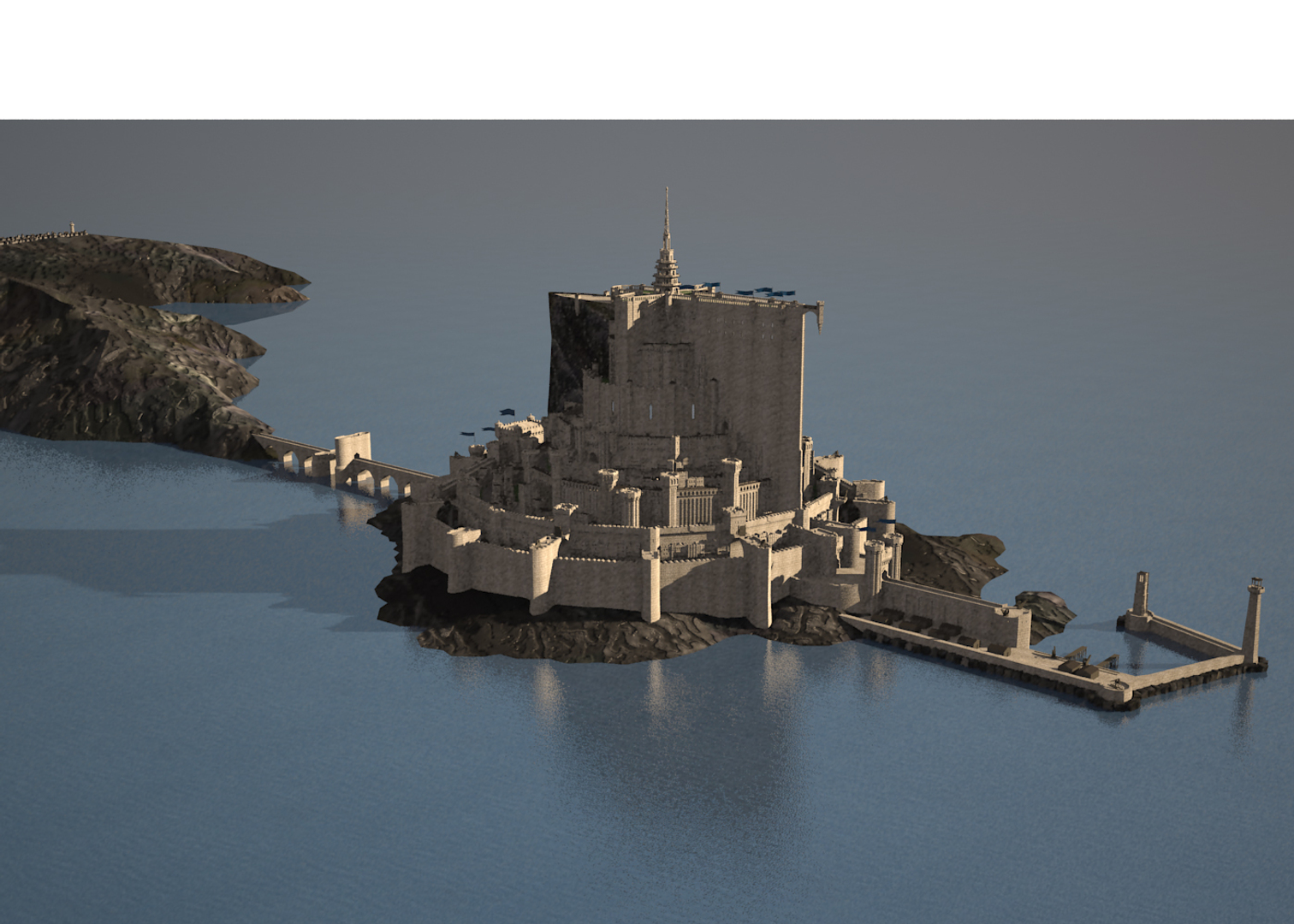 3ds Max Medieval Citadel