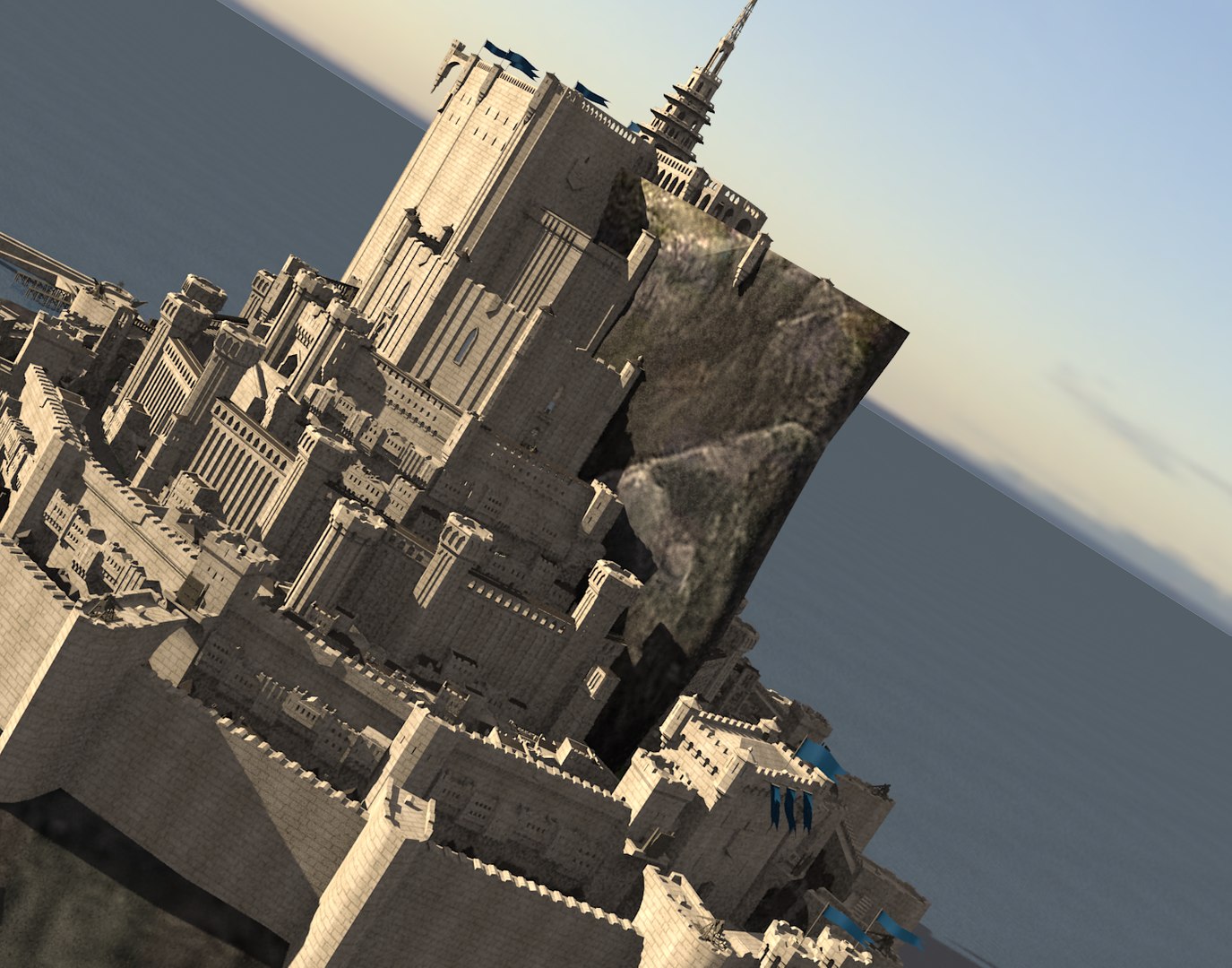 3ds Max Medieval Citadel