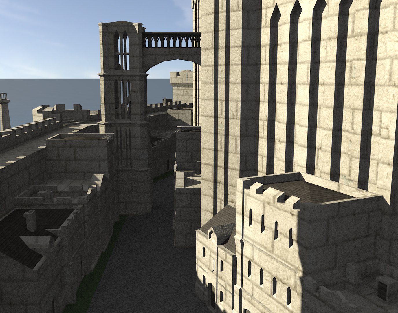 3ds Max Medieval Citadel