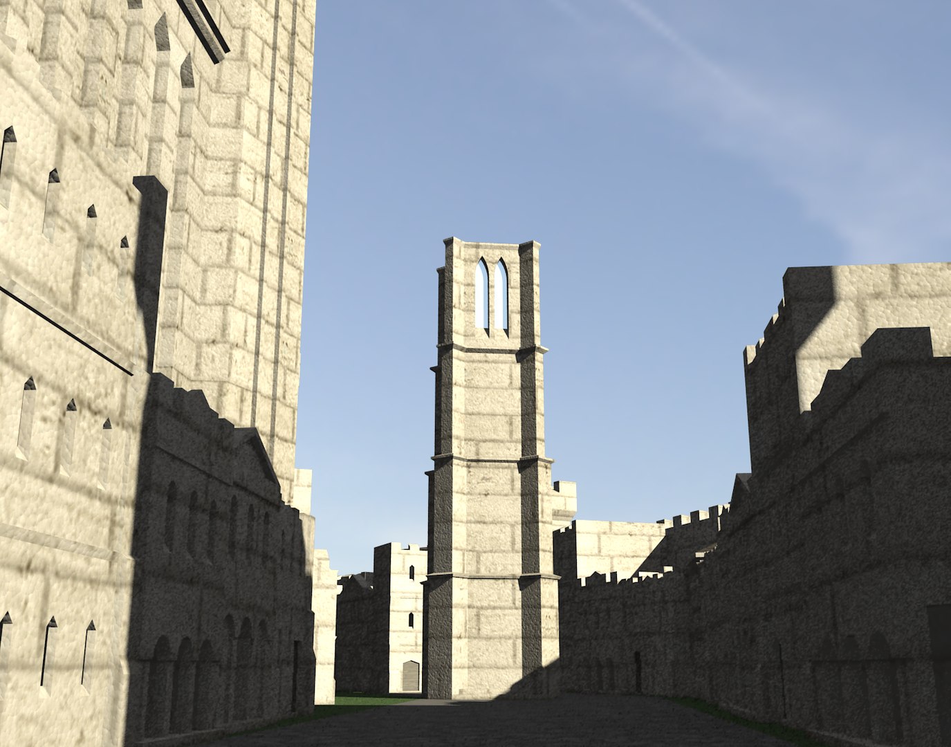 3ds Max Medieval Citadel