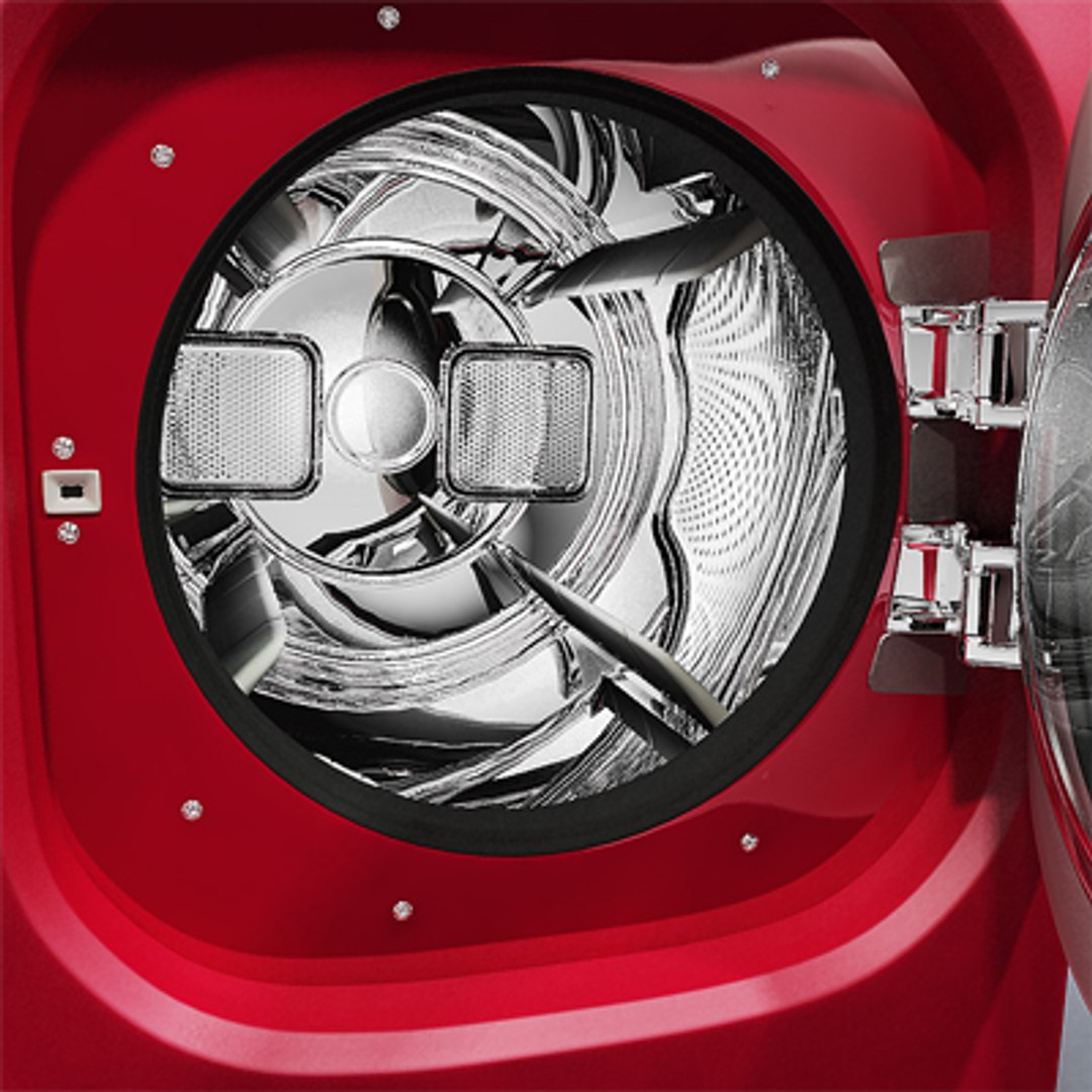 Red Dryer 3d Model