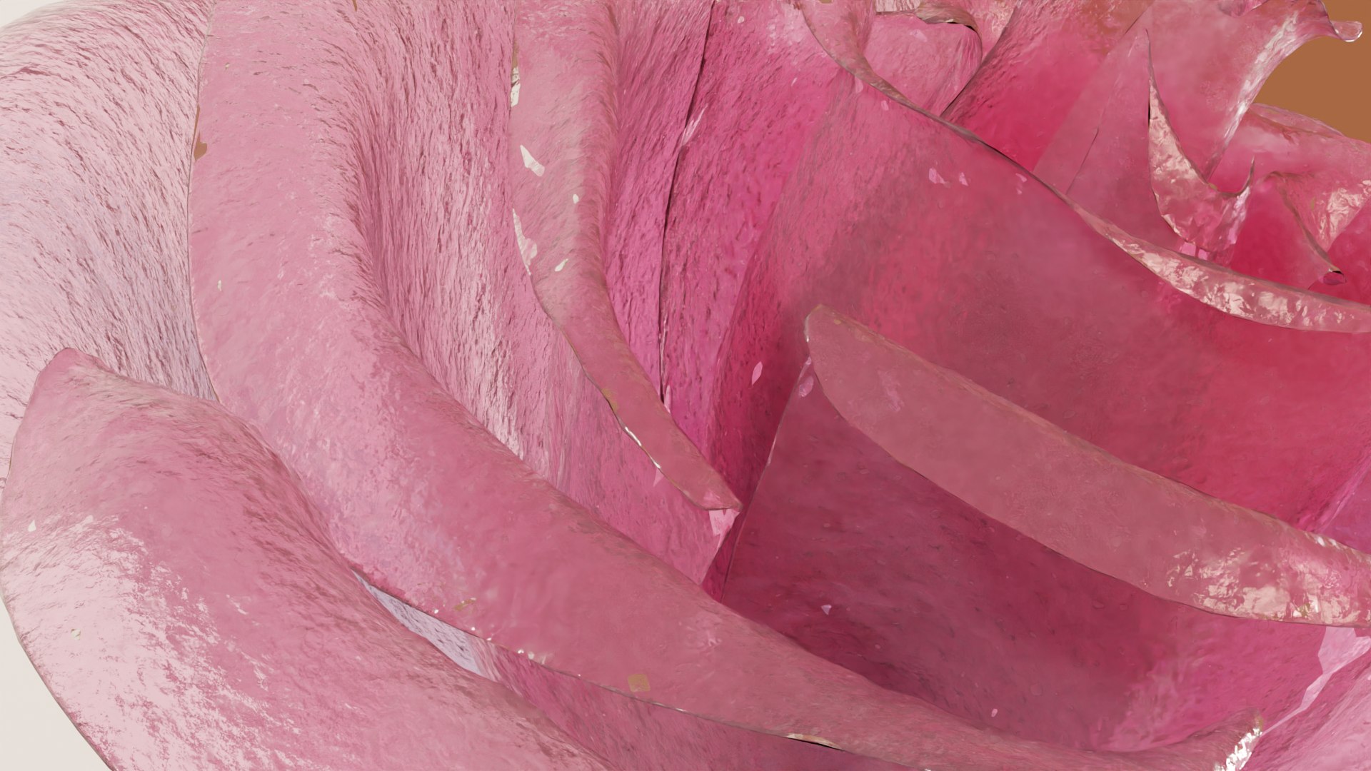 3D Crystal Rose - TurboSquid 2190091