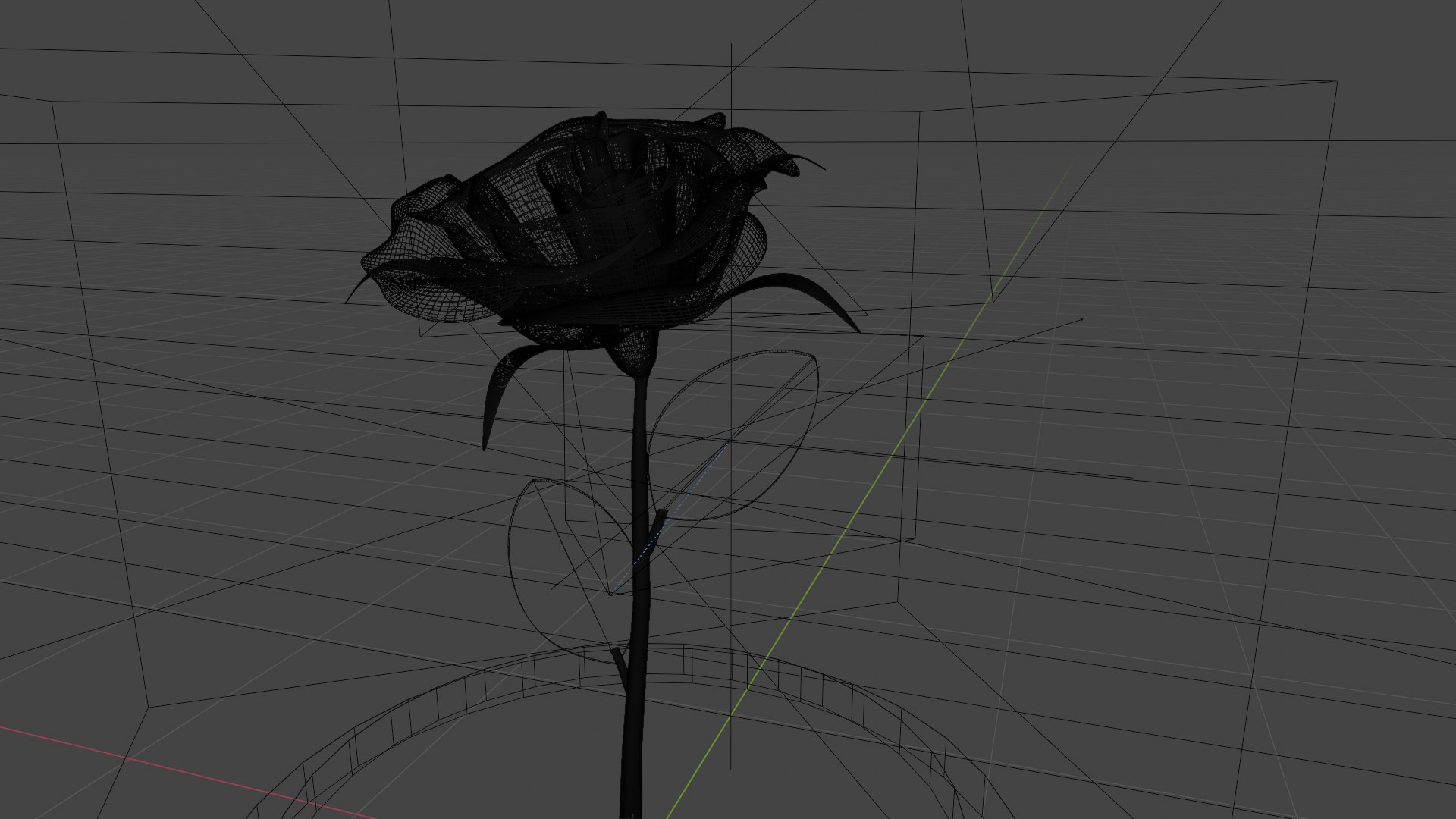 3D Crystal Rose - TurboSquid 2190091