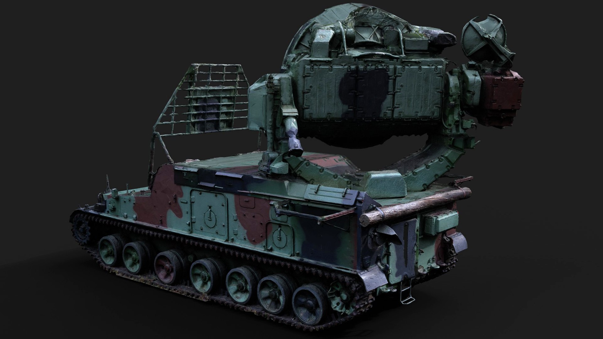 3D Military Radar Vehicle Tank PBR Photogrammetry Model - TurboSquid ...