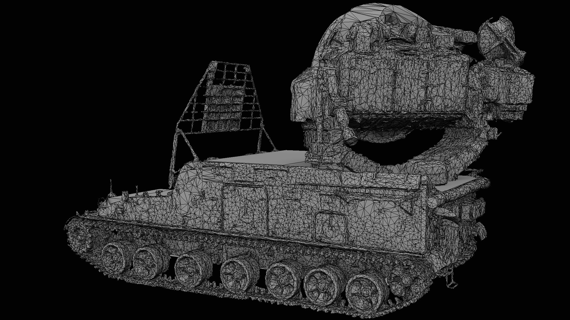 3D Military Radar Vehicle Tank PBR Photogrammetry Model - TurboSquid ...