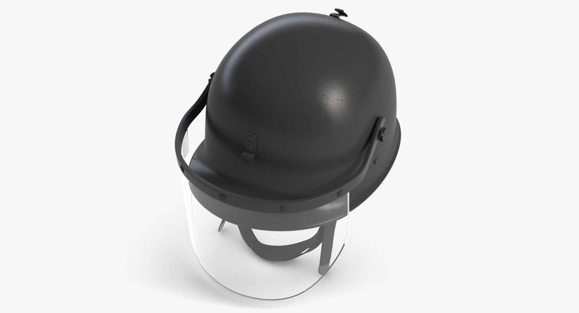 3d Model Riot Helmet