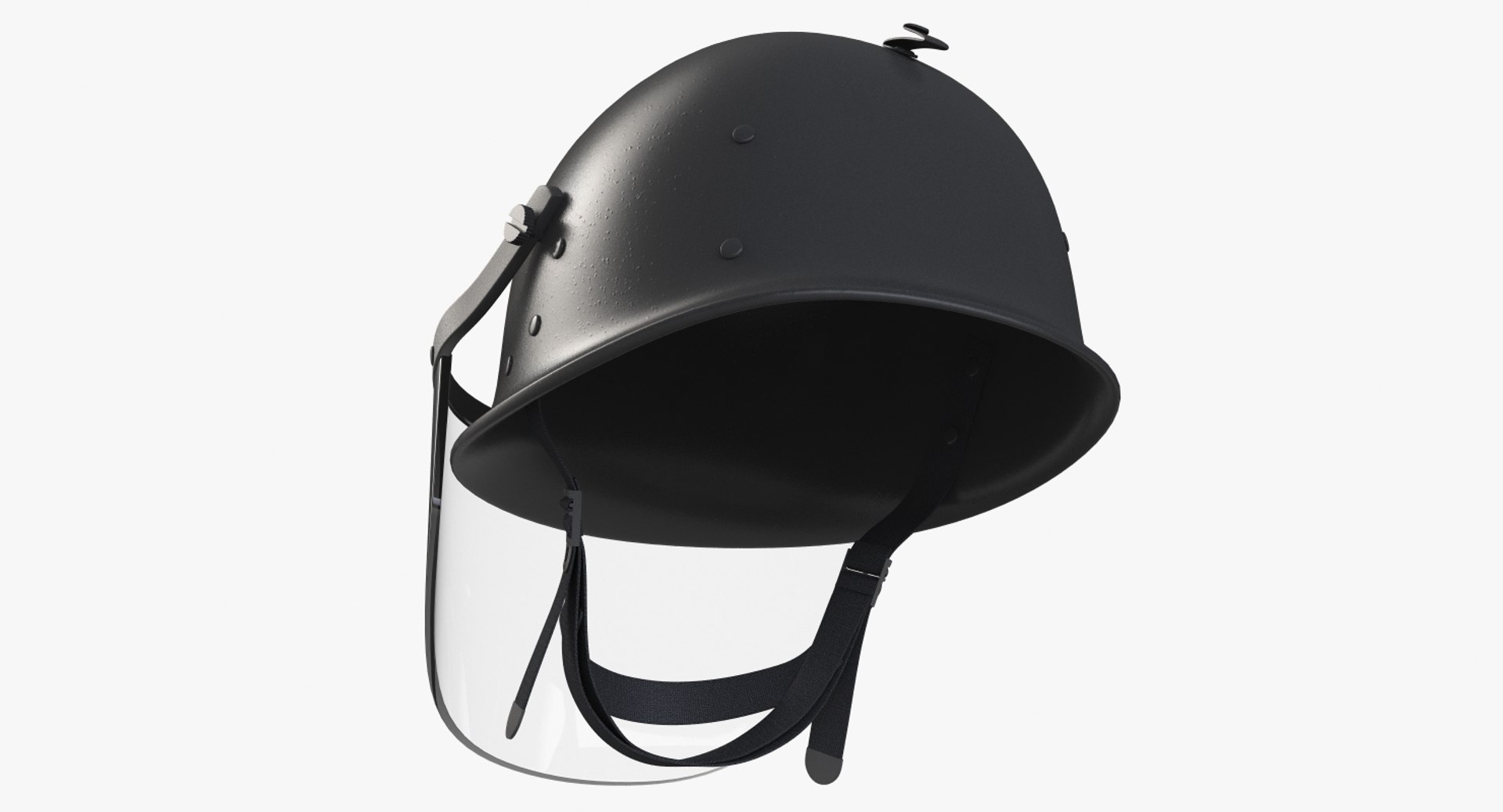 3d Model Riot Helmet
