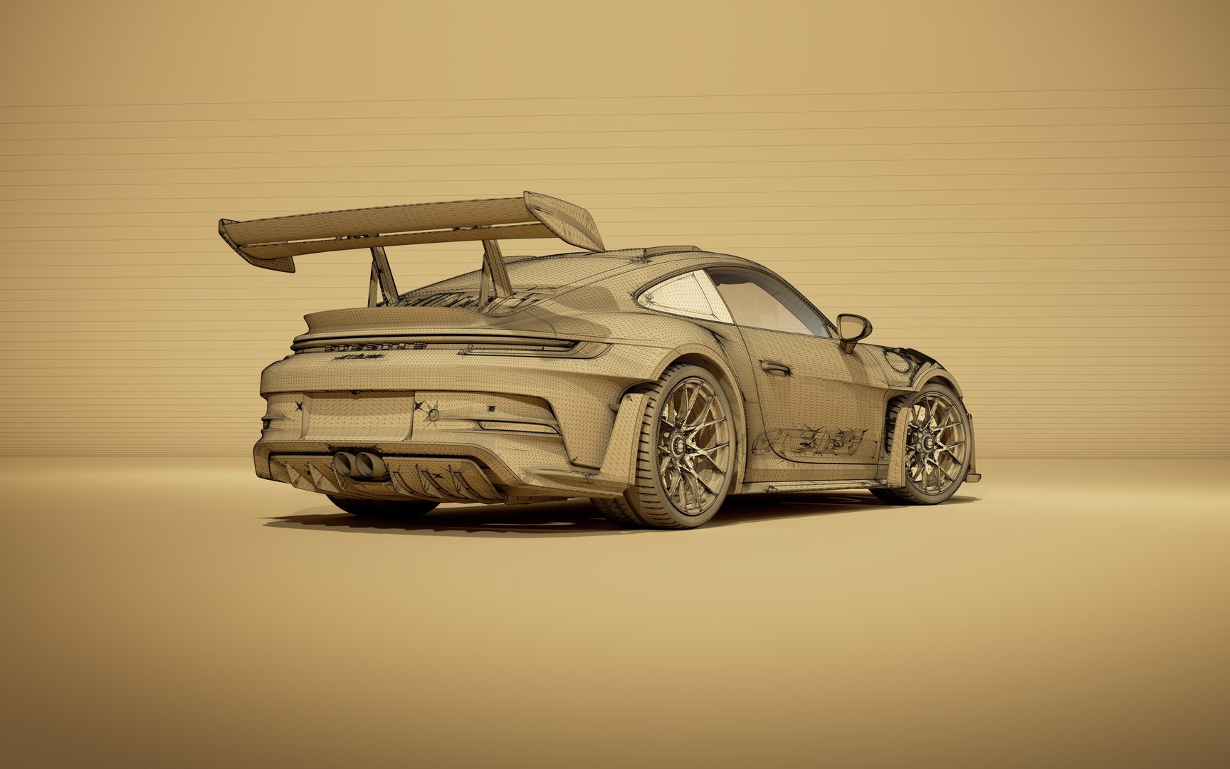 2023 Porsche GT3 RS Model - TurboSquid 2367097
