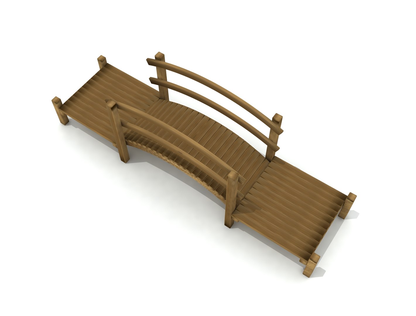 3D wood bridge play - TurboSquid 1586650