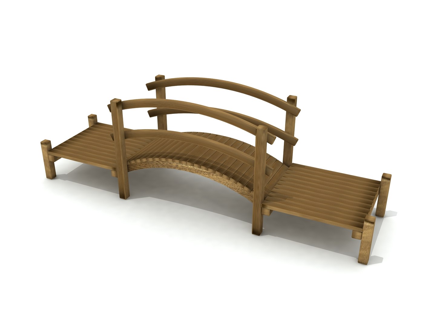 3D wood bridge play - TurboSquid 1586650