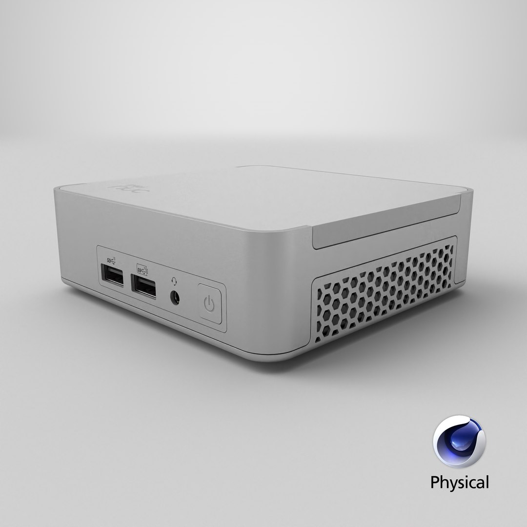 Intel NUC 13 Pro Desk Edition 3D Model - TurboSquid 2238054