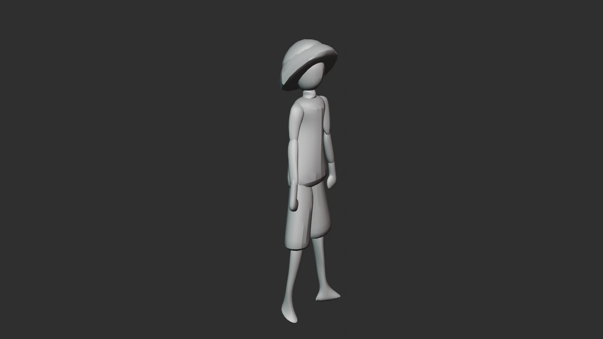Lowpoly Luffy 3D Model - TurboSquid 2119169