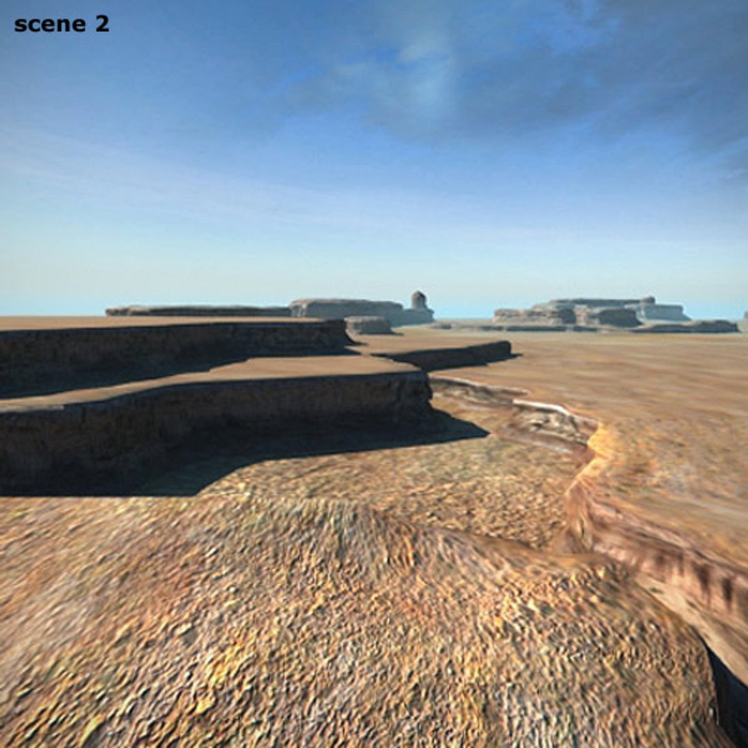 3d terrain landscape model