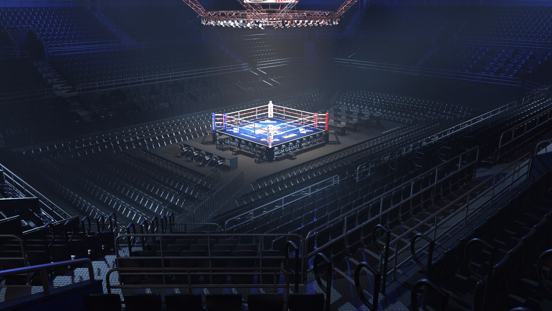 3D Boxing Arena Model - TurboSquid 2016874