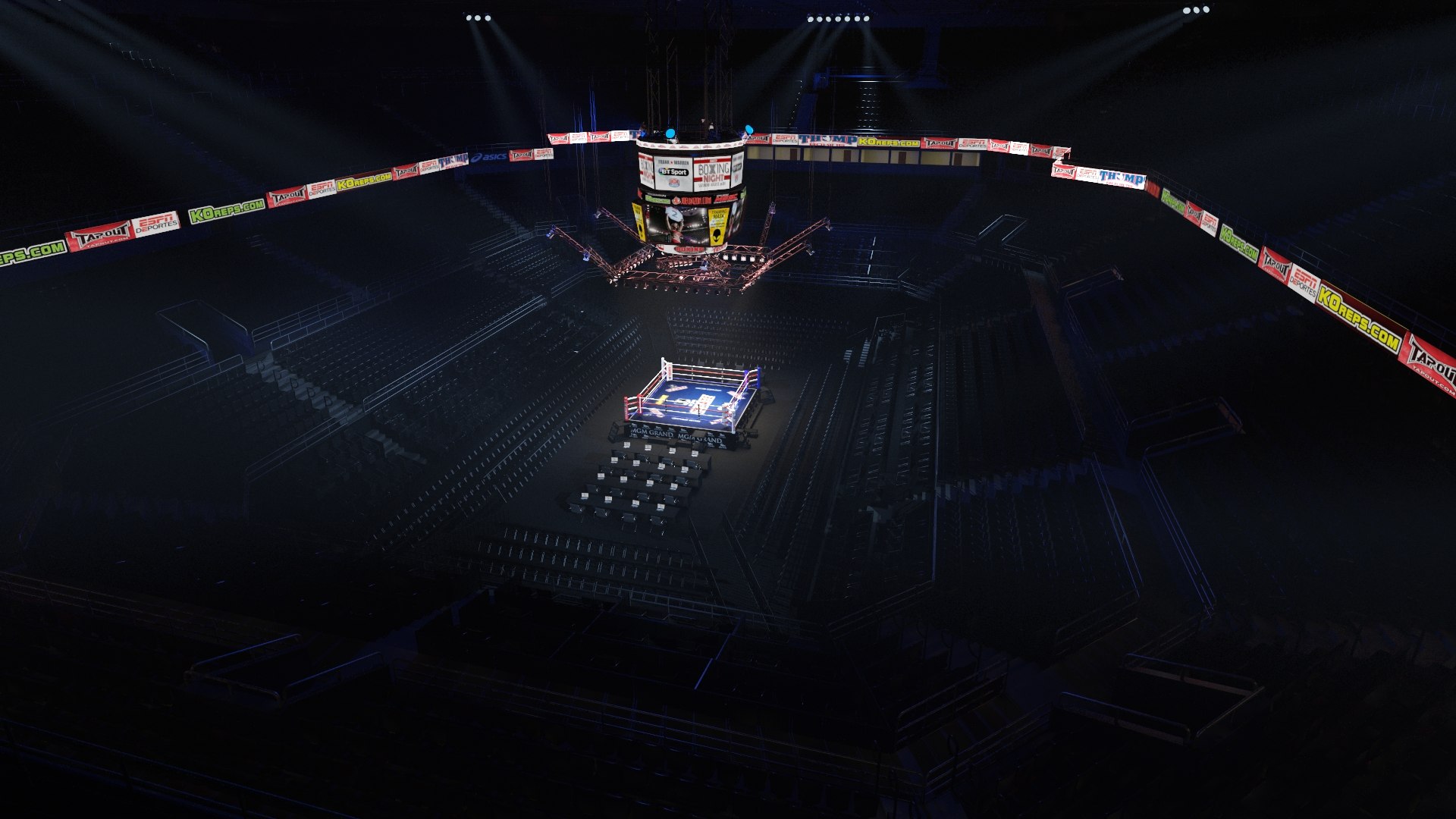 3D Boxing Arena Model - TurboSquid 2016874