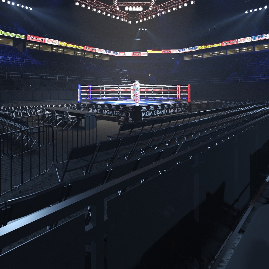 3D Boxing Arena Model - TurboSquid 2016874
