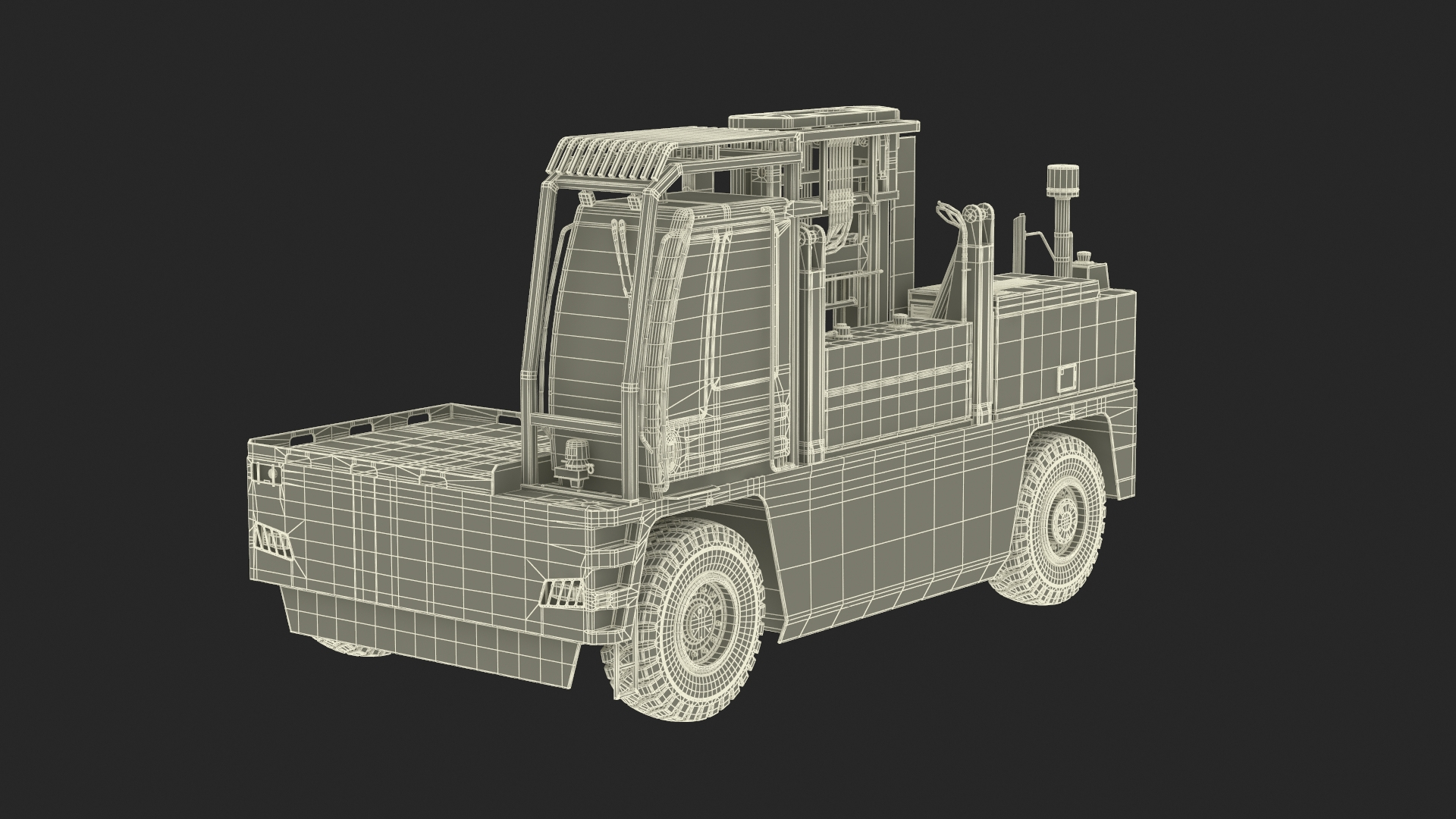 3D Heavy Sideloader Truck GS 150 Model - TurboSquid 2411194