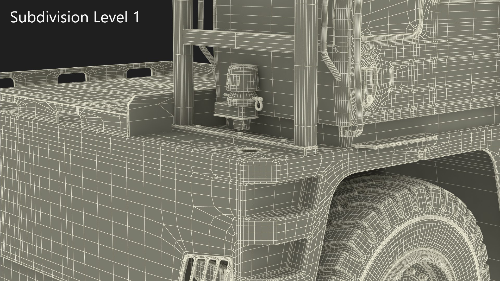 3D Heavy Sideloader Truck GS 150 Model - TurboSquid 2411194