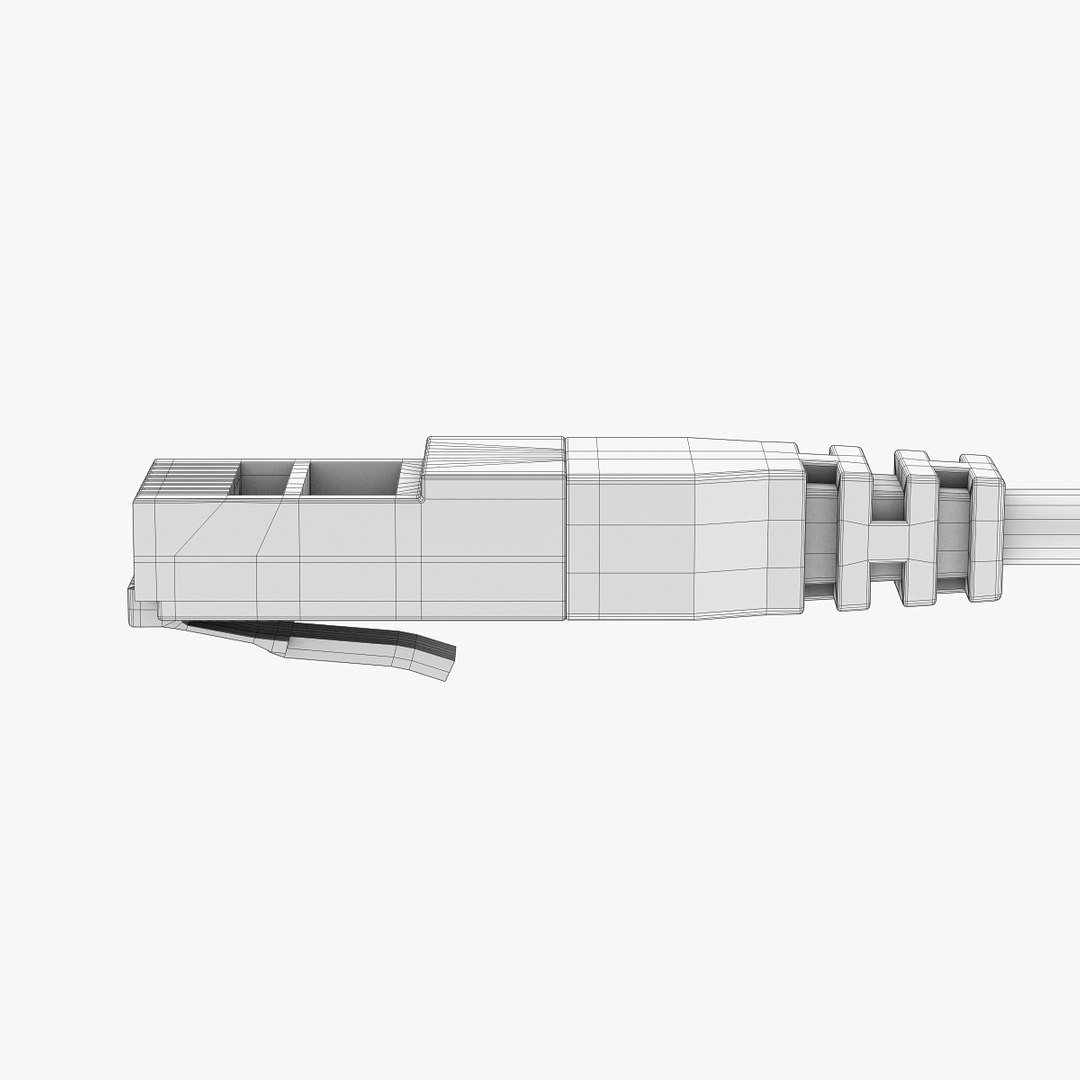 3D Rj45 Plug Electronic - TurboSquid 1277638