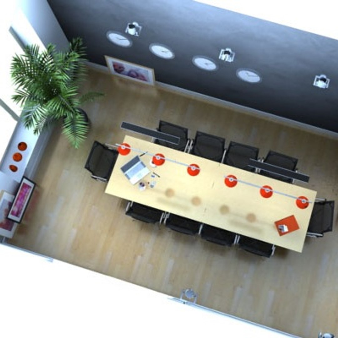 Boardroom Conference 3d Model