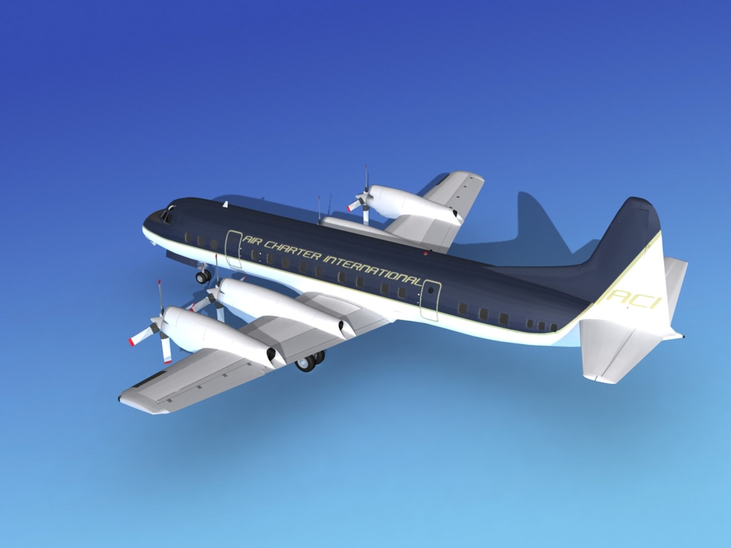 3d propellers electra lockheed charter