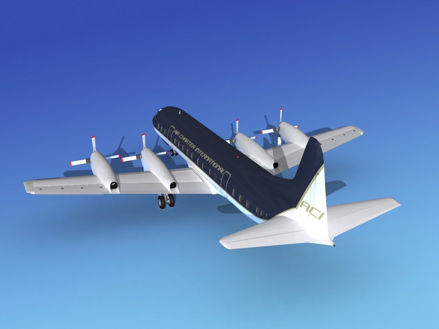 3d propellers electra lockheed charter