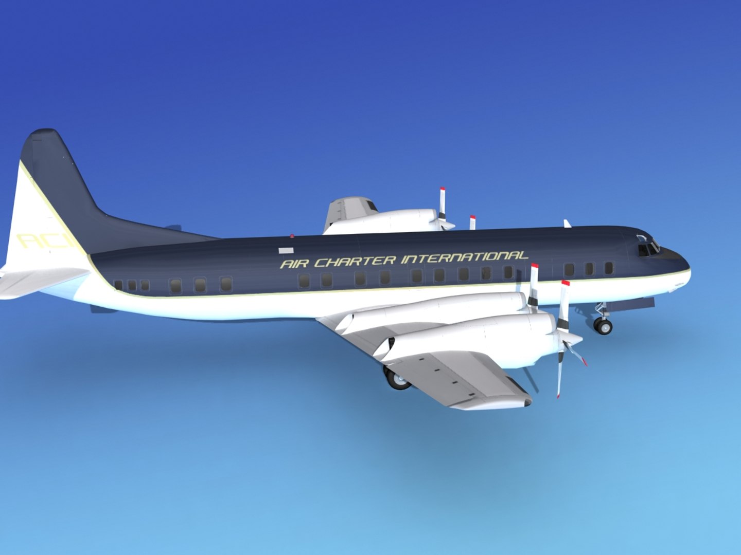 3d propellers electra lockheed charter