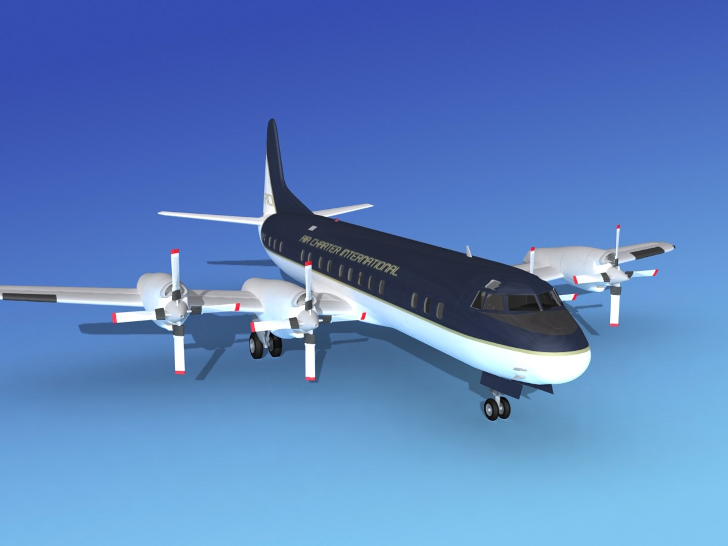 3d propellers electra lockheed charter