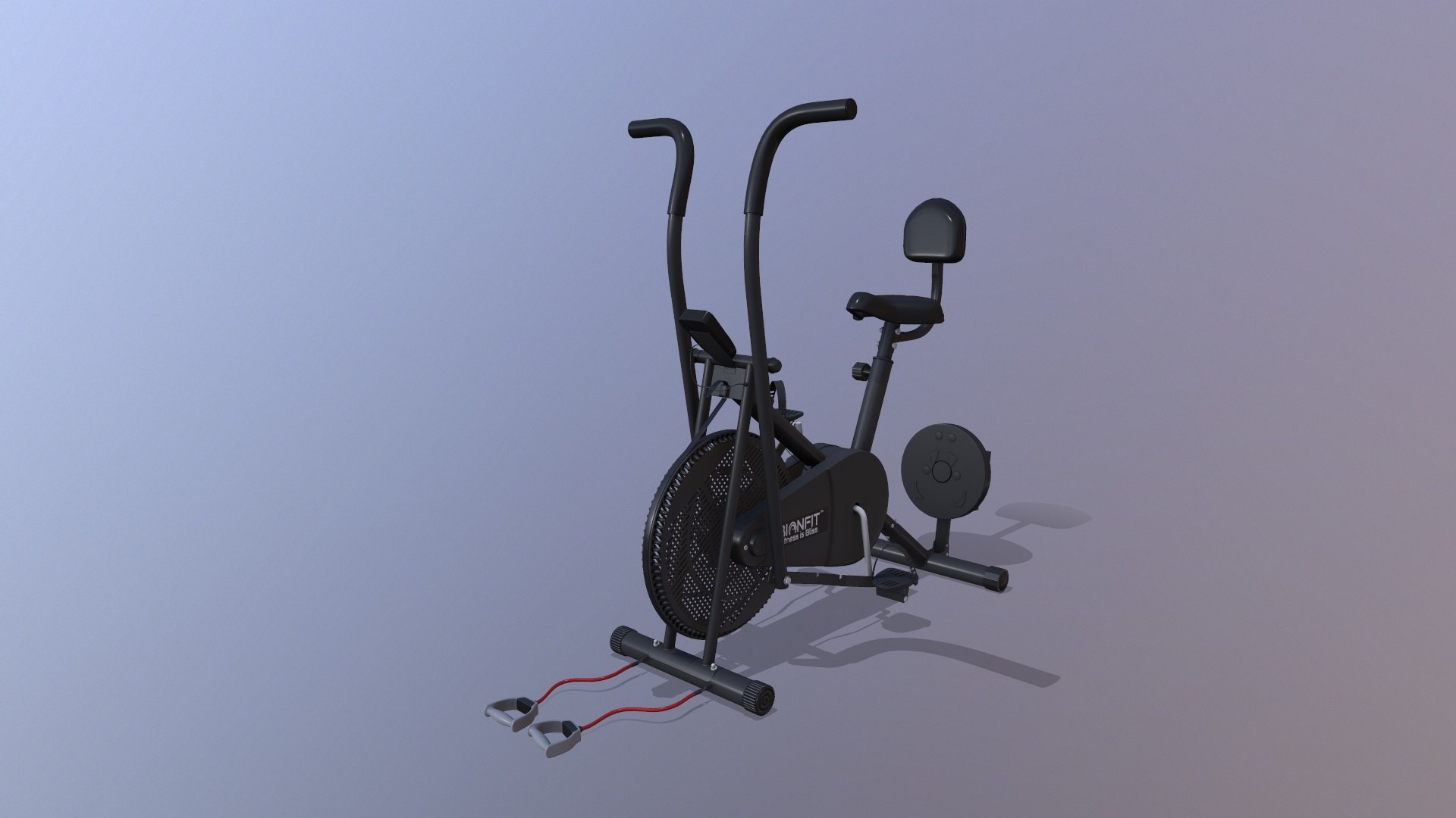 3D Air Bike Exercise Cycle Model - TurboSquid 2255833