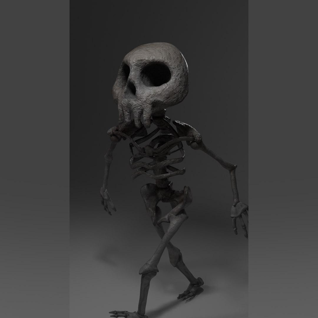 Stylized Fantasy Skeleton Mage 3D - TurboSquid 2293596
