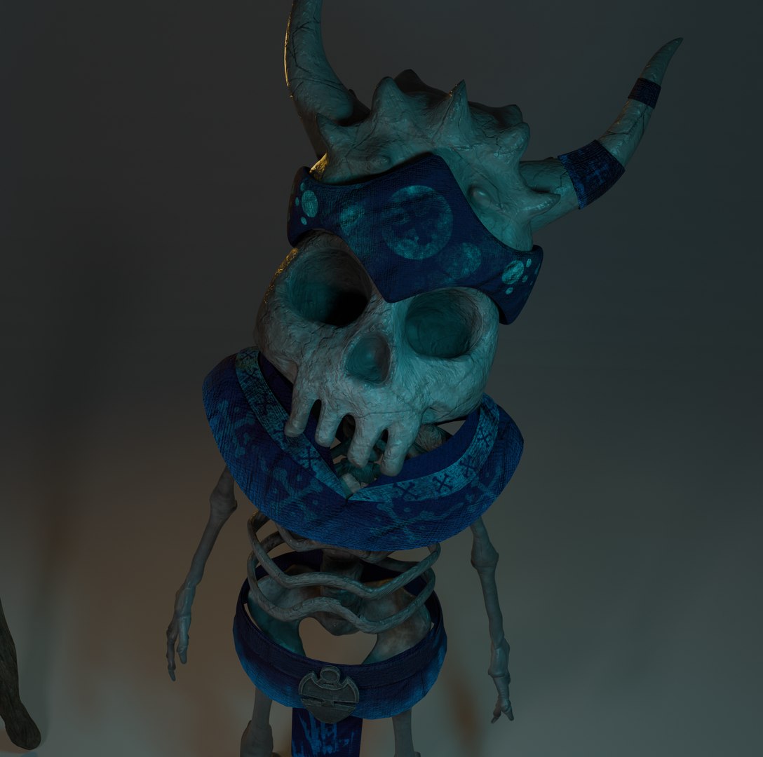 Stylized Skeleton 3D - TurboSquid 2293596