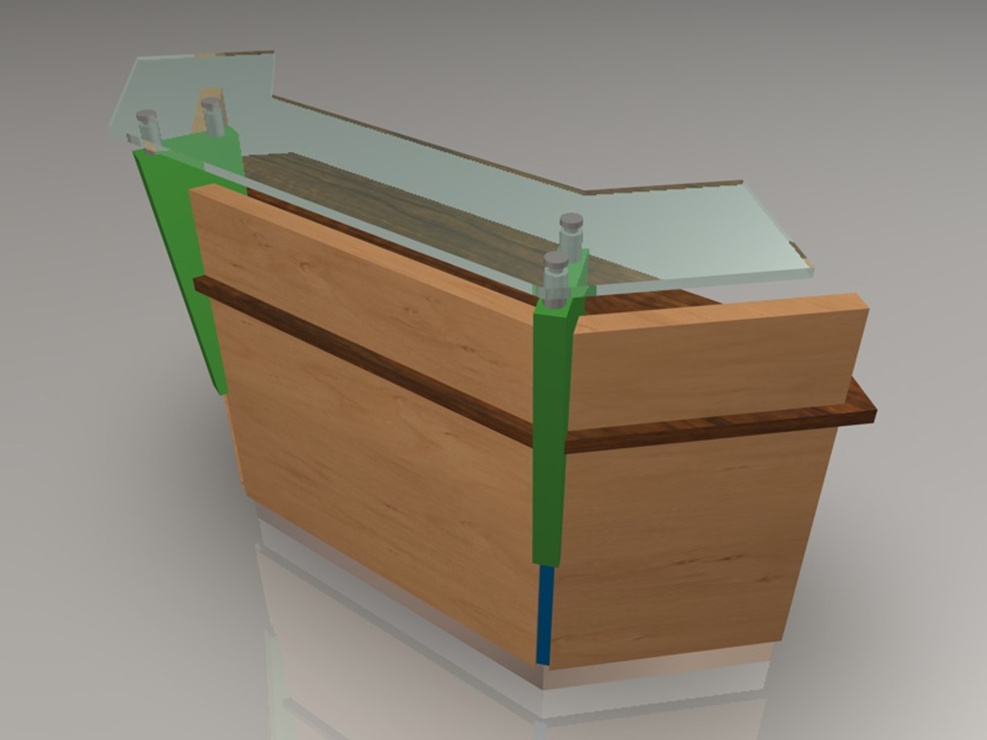 3d reception counter