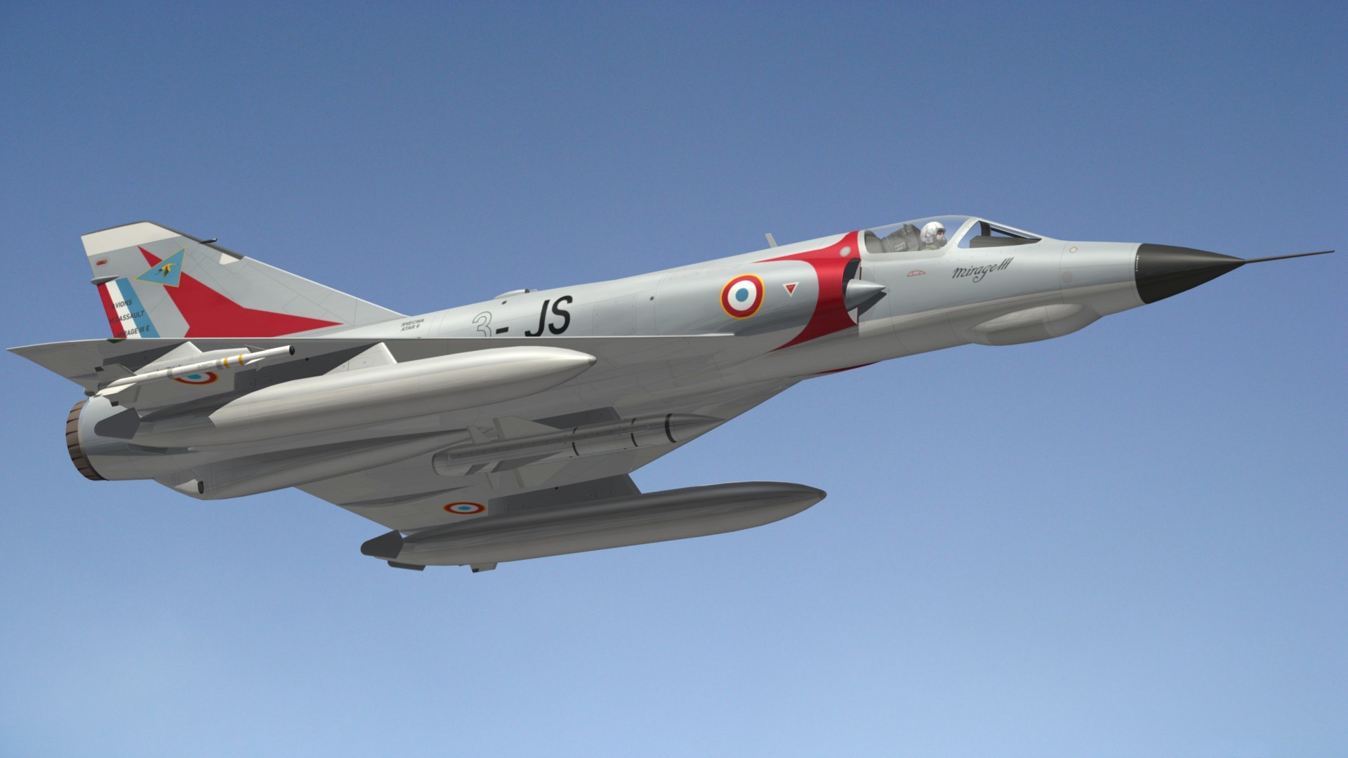 Dassault Mirage III FR 3D - TurboSquid 1833020