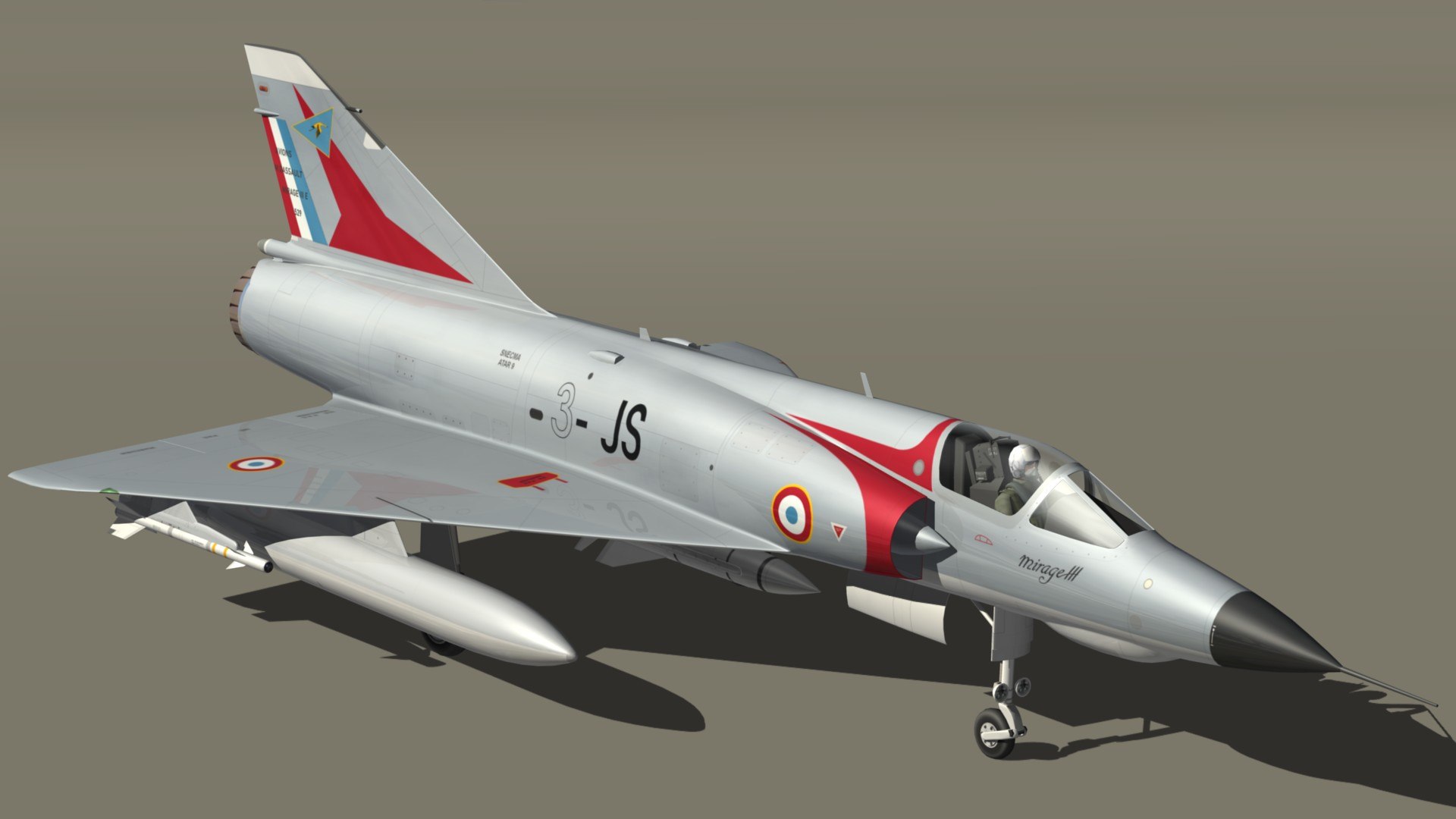 Dassault Mirage III FR 3D - TurboSquid 1833020