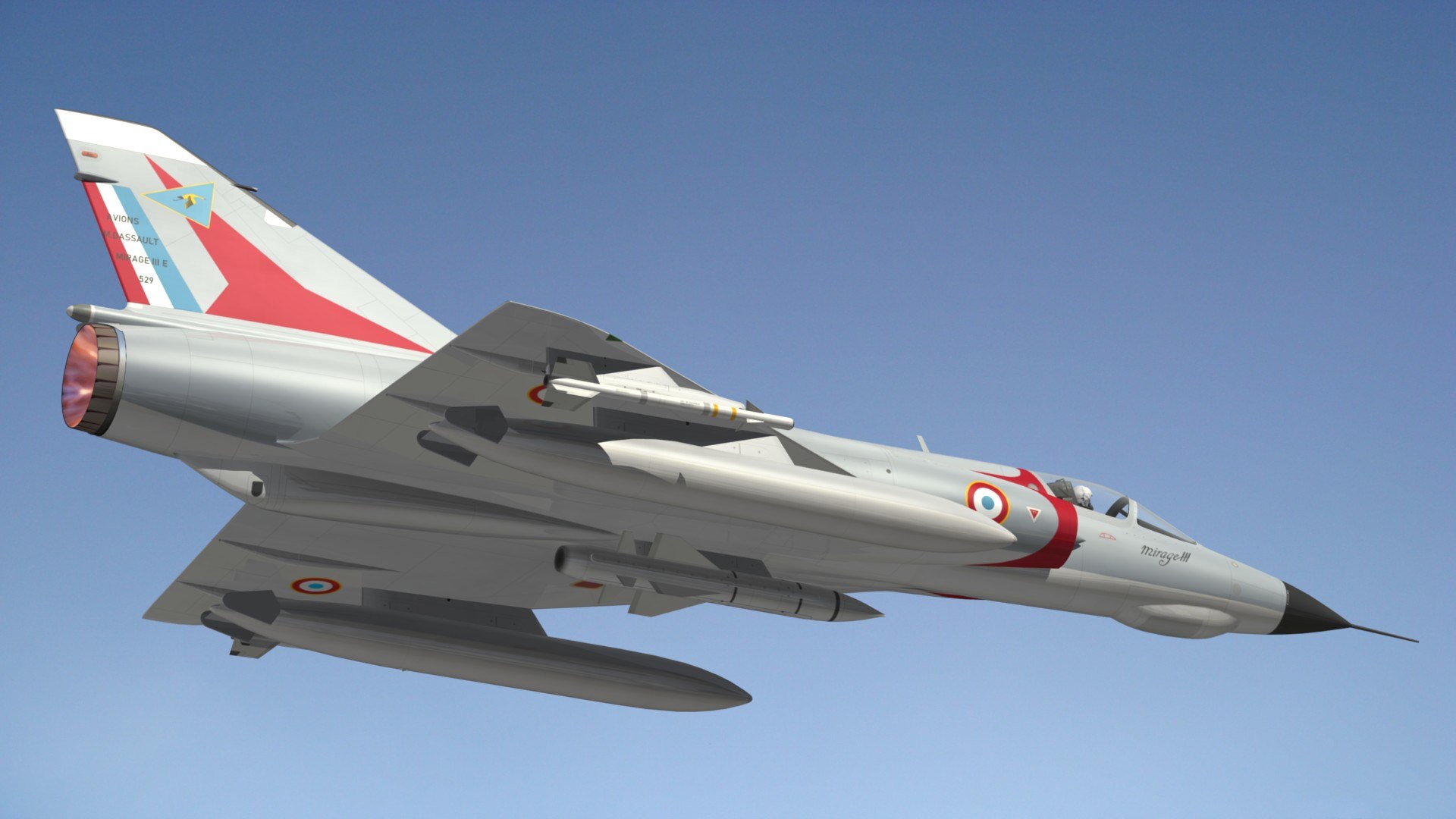 Dassault Mirage III FR 3D - TurboSquid 1833020