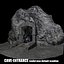 3d Fantasy Cave Entrance Model