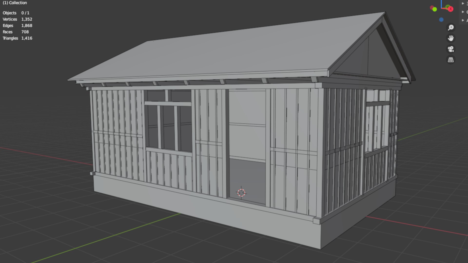 3D Wooden Shack - TurboSquid 1871479