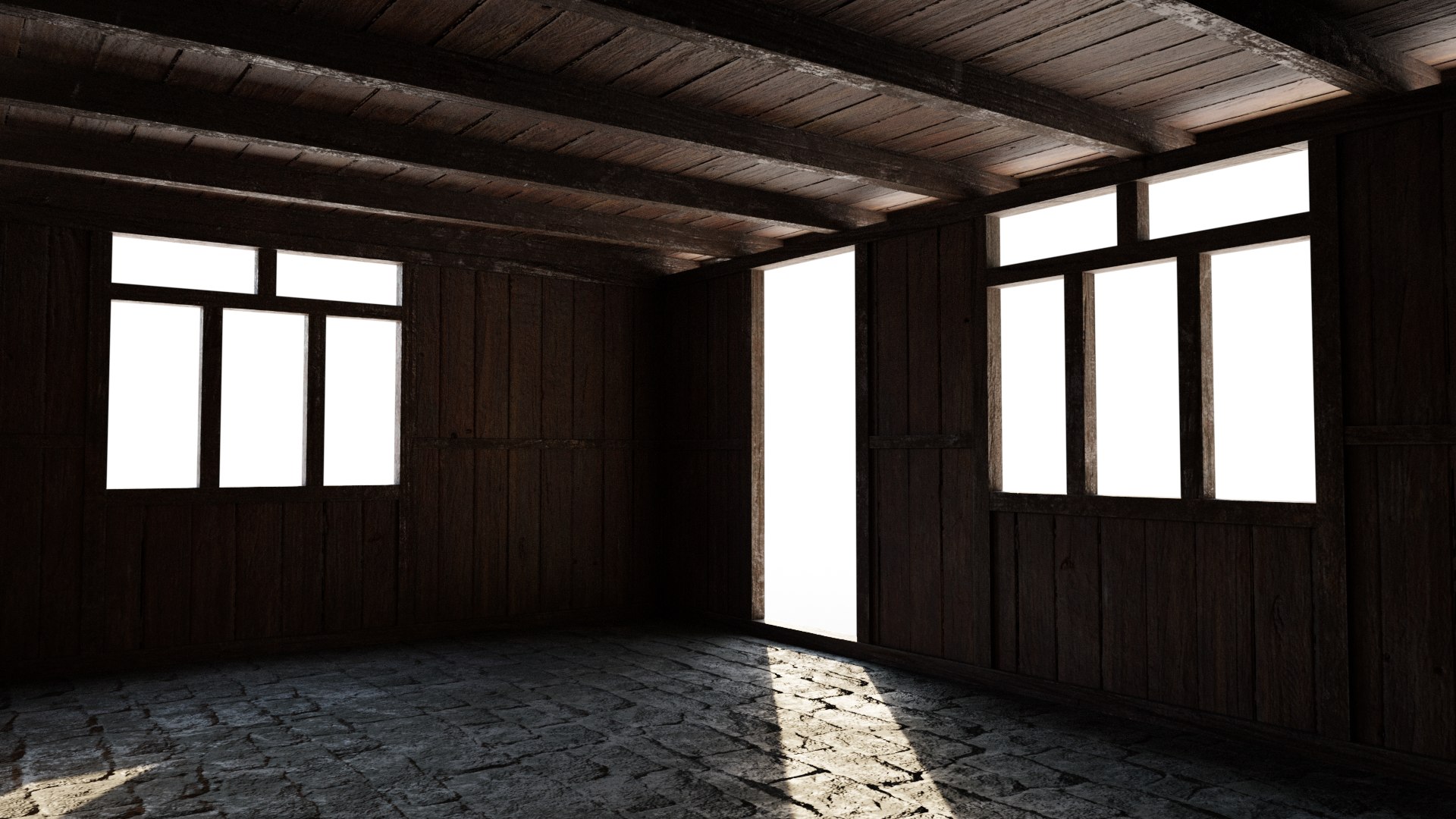 3D Wooden Shack - TurboSquid 1871479