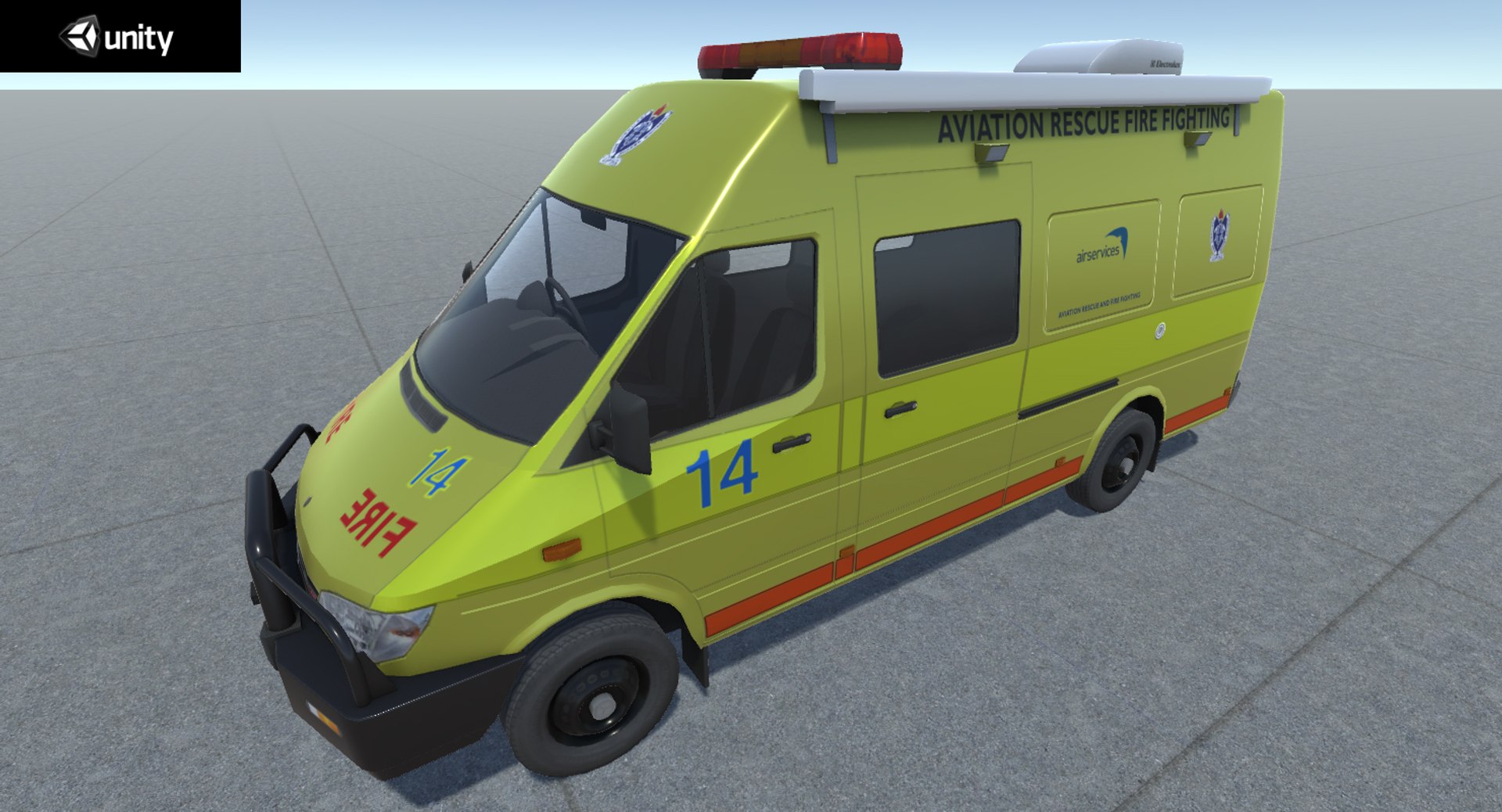 3d Model Mercedes Sprinter Fighting