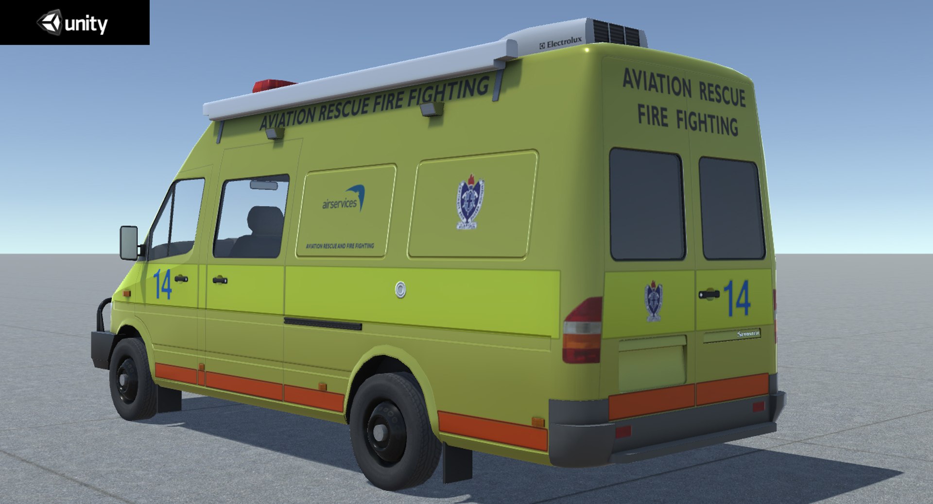 3d Model Mercedes Sprinter Fighting