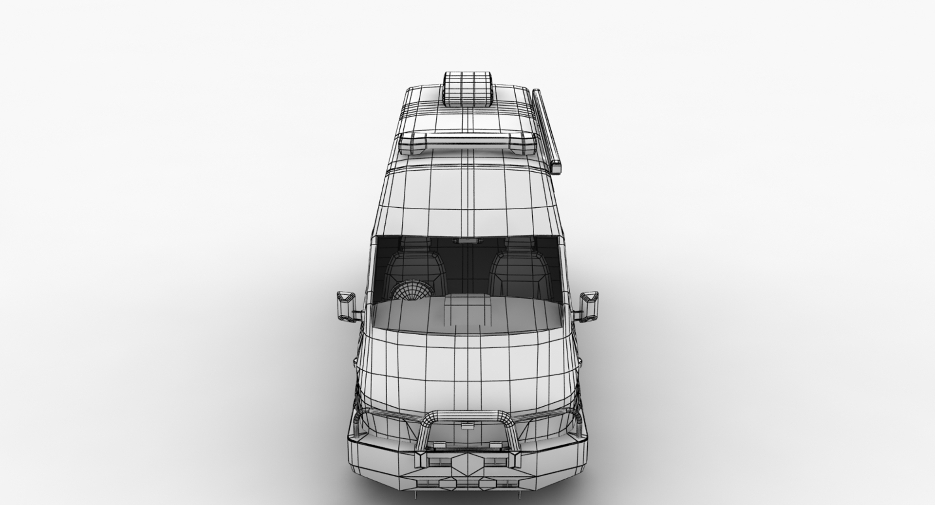 3d model mercedes sprinter fighting