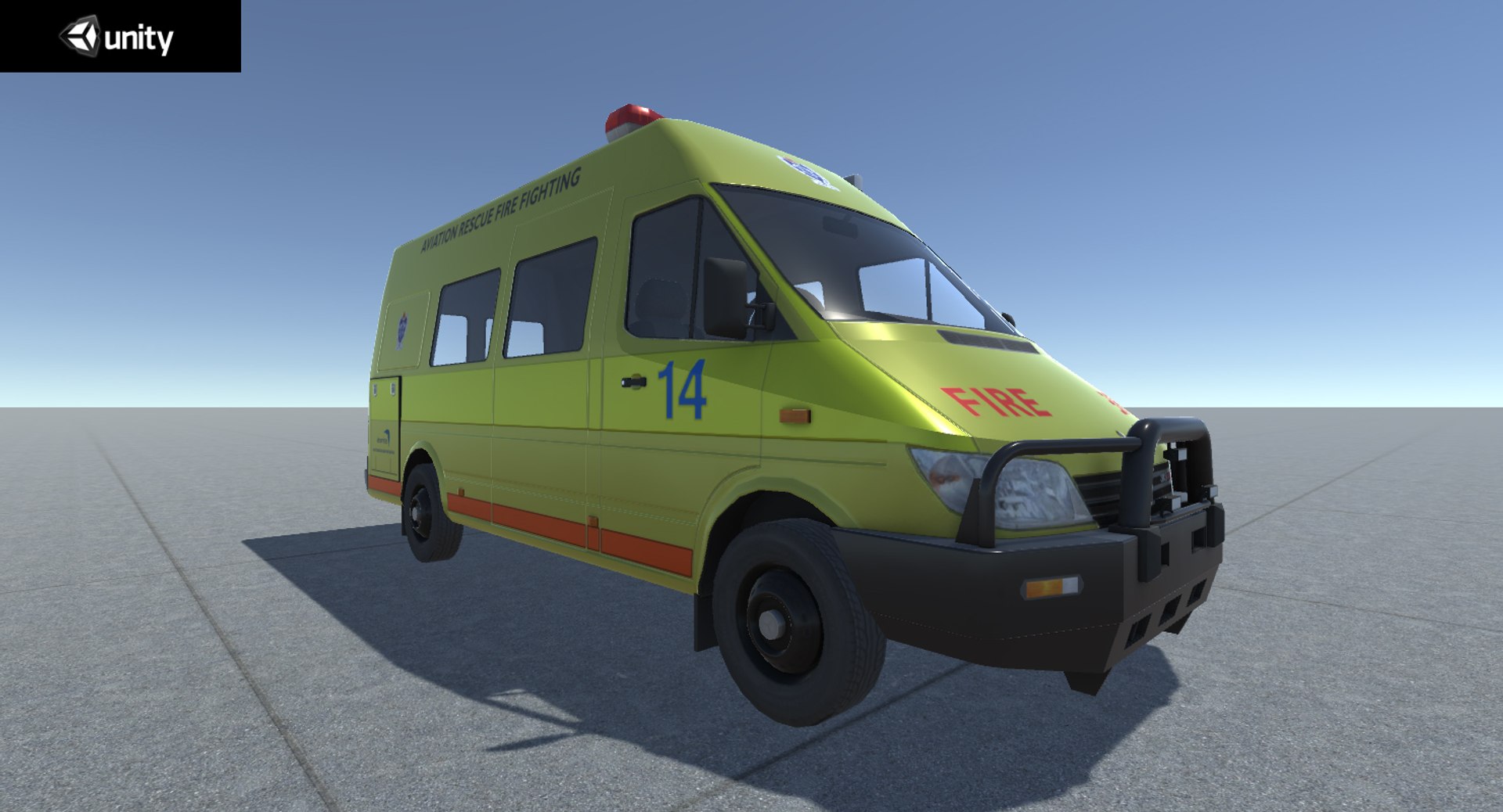 3d Model Mercedes Sprinter Fighting