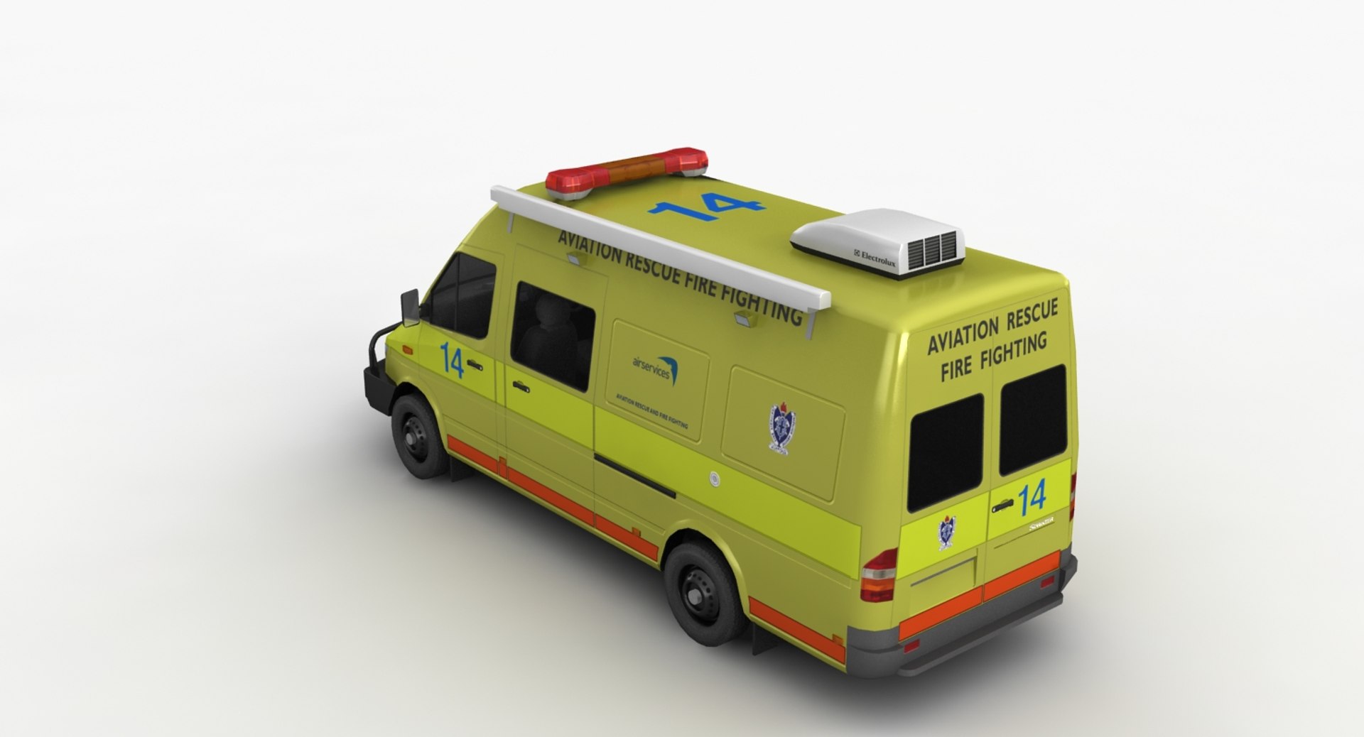 3d Model Mercedes Sprinter Fighting