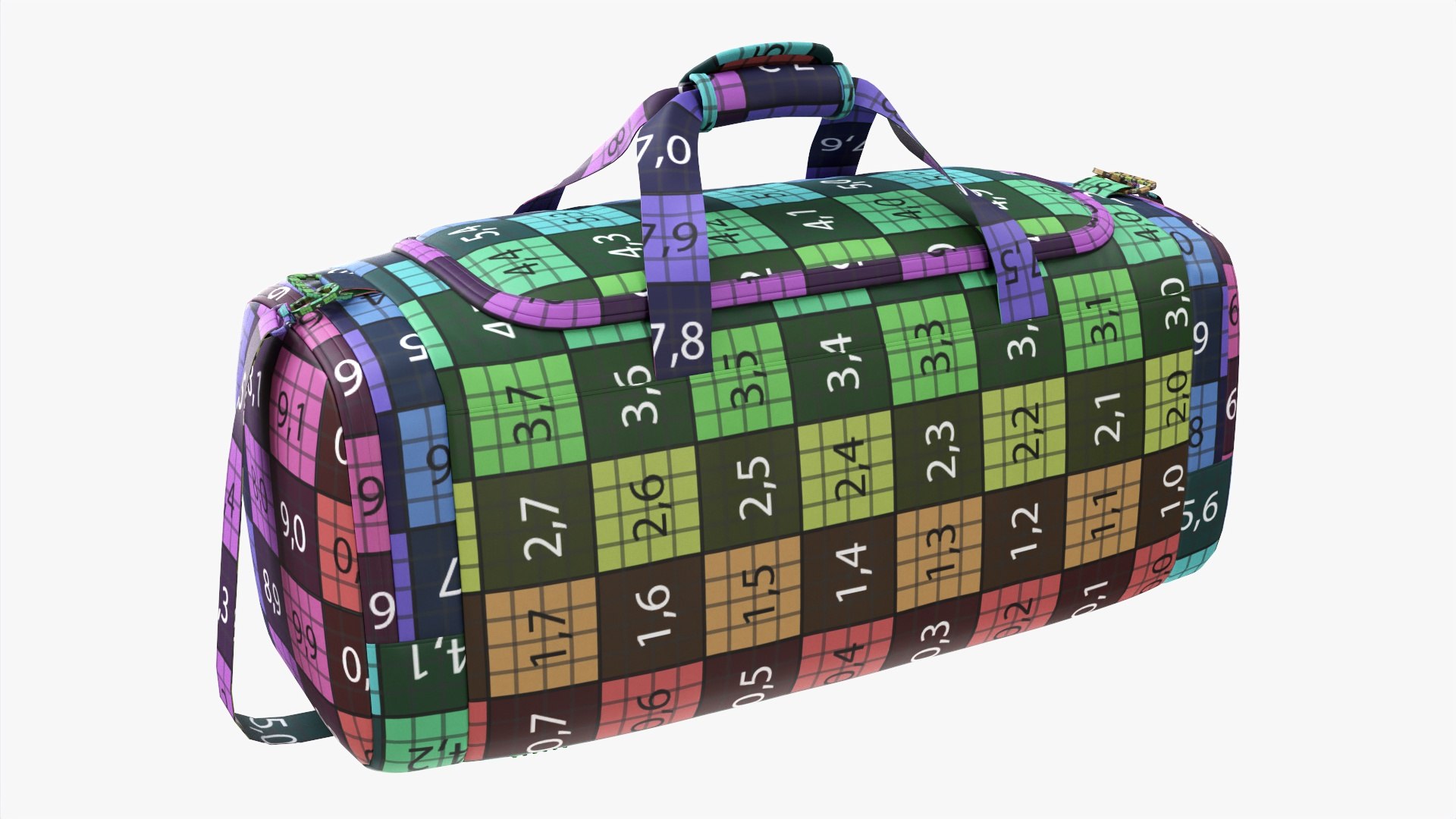 3D Duffel travel sport bag yellow model - TurboSquid 1861762