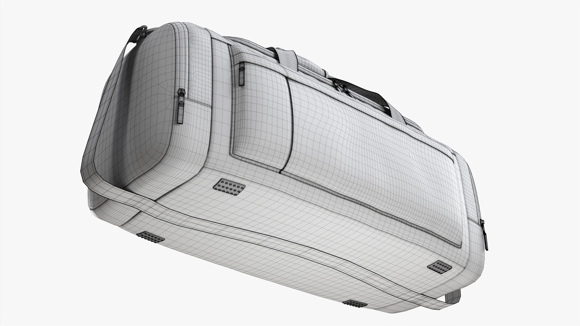 3D Duffel travel sport bag yellow model - TurboSquid 1861762