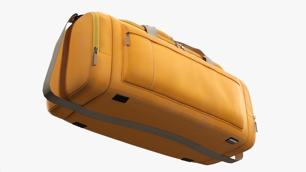 3D Duffel travel sport bag yellow model - TurboSquid 1861762