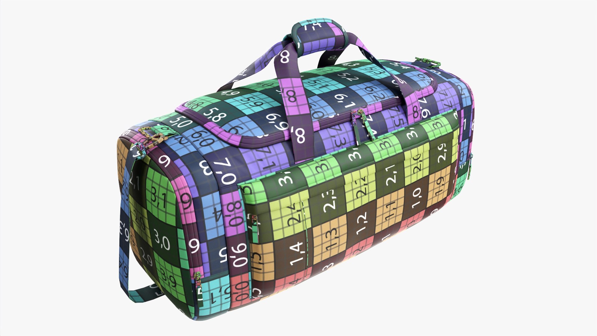 3D Duffel travel sport bag yellow model - TurboSquid 1861762