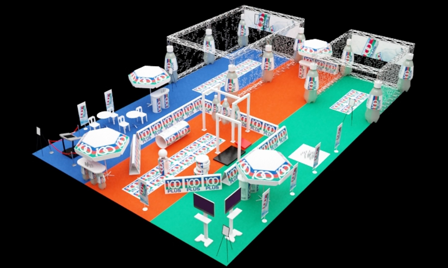 3D Roadshow 100 - TurboSquid 1208913