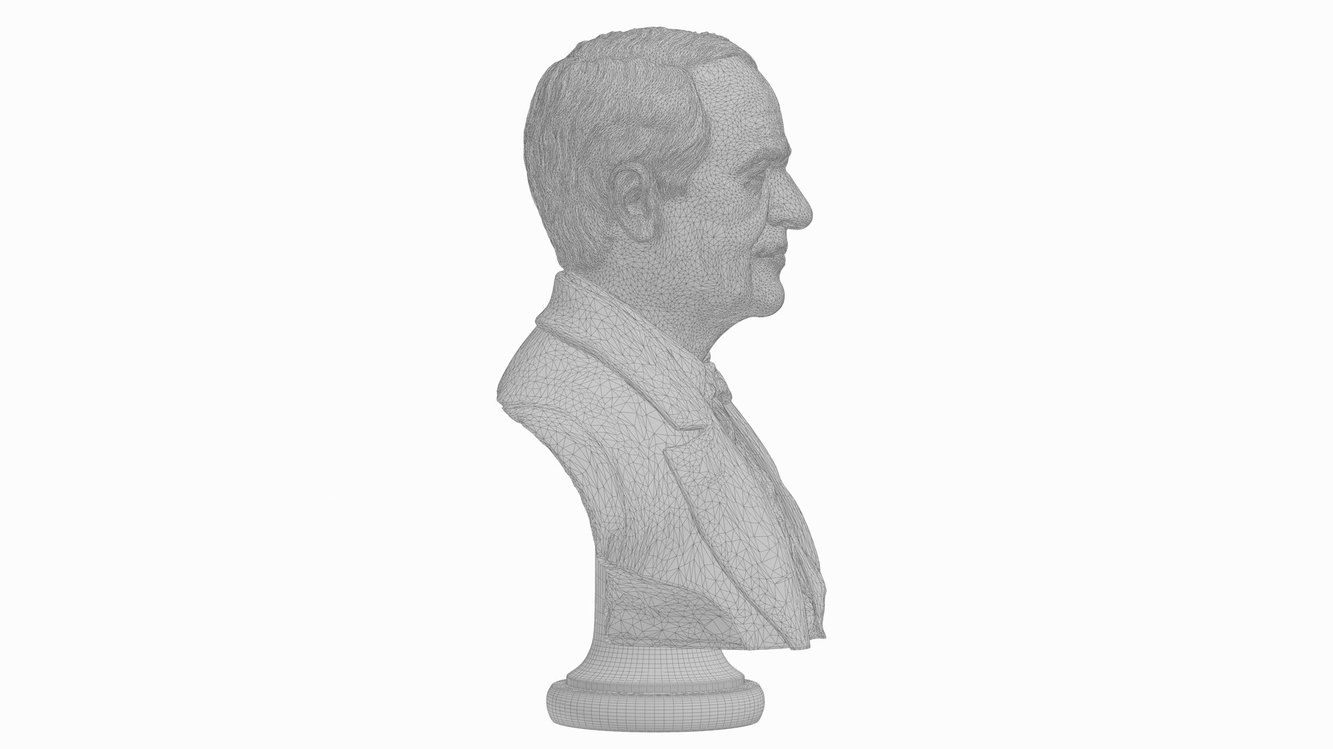 Bust Thomas Edison 3d Model